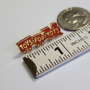 Source Unknown | Jewelry | New Toys For Tots Red Train Lapel Pin Us ...